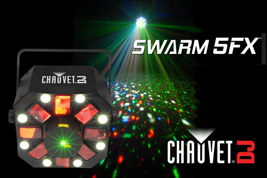 CHAUVET DJ LAUNCHES NEW SWARM 5 FX AT LDI 2013 - CHAUVET DJ